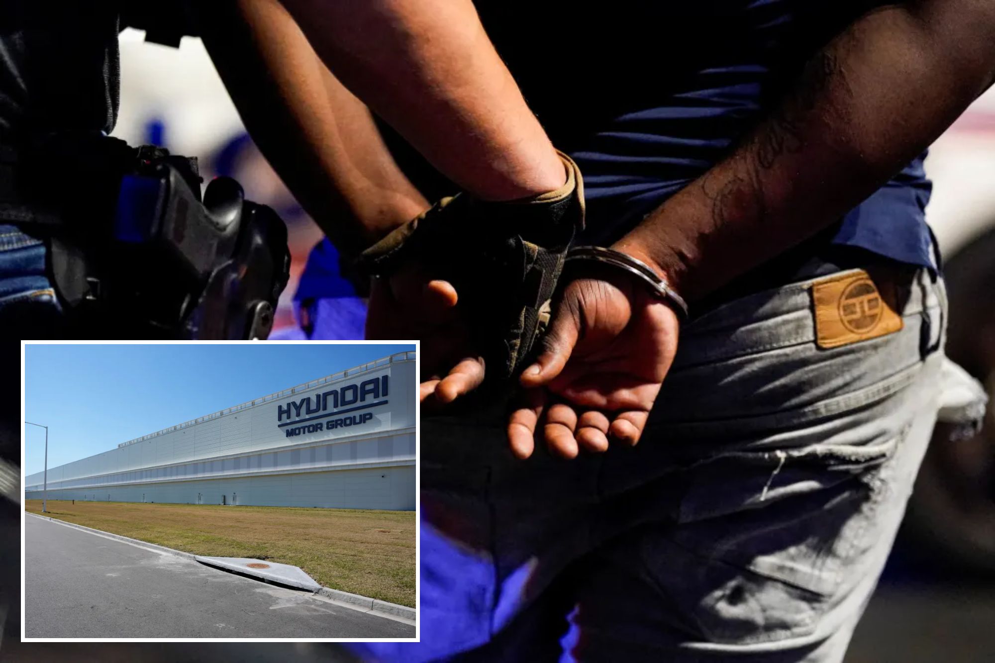 475 people were detained during an immigration raid in Georgia ...