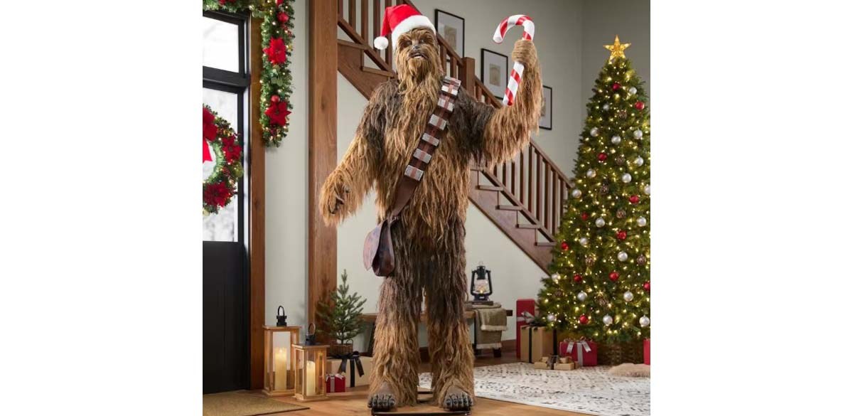 Home Depot's next viral holiday drop is a 7-foot 'talking' Chewbacca in ...