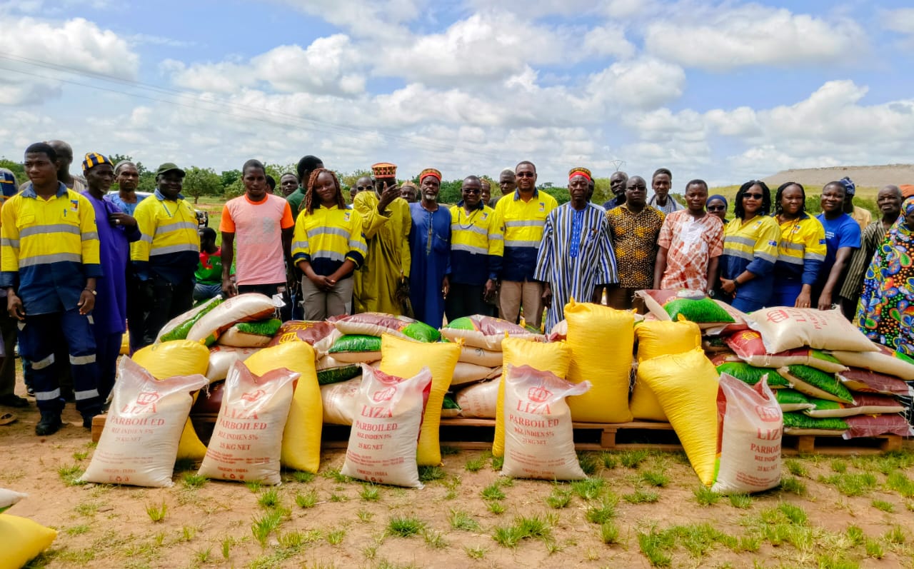 SOMISA offre 26 tonnes de vivres aux communautés impactées par son ...