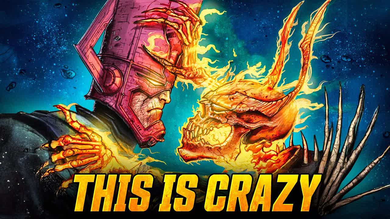 Ghost Rider tries to kill Galactus - Hellfire vs the Power Cosmic
