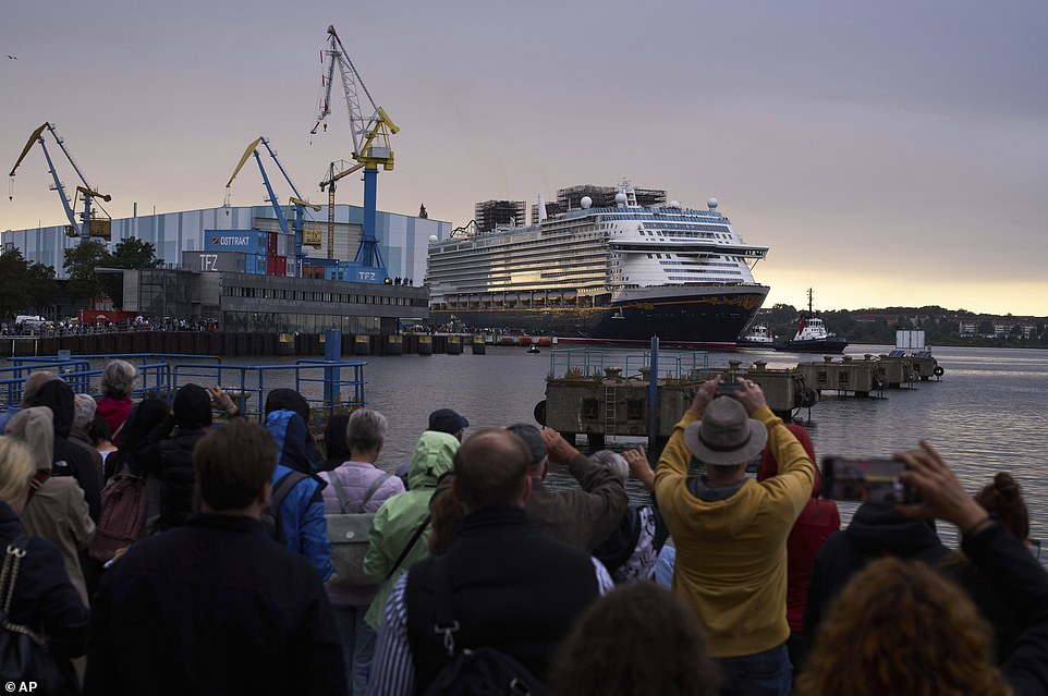 Police storm Disney's giant new cruise ship as it docks in Germany