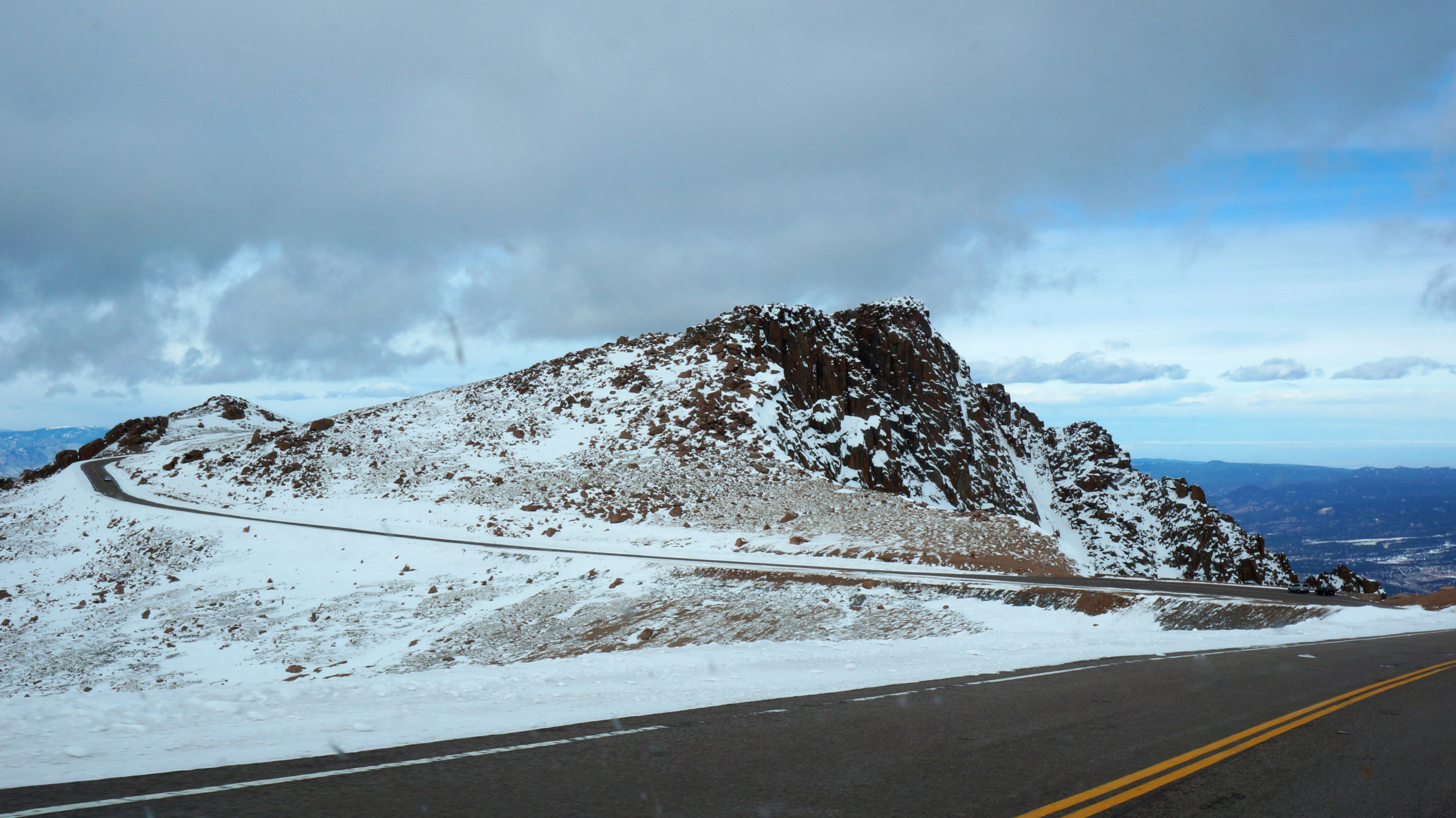 Photos show popular Colorado tourist destination covered in snow