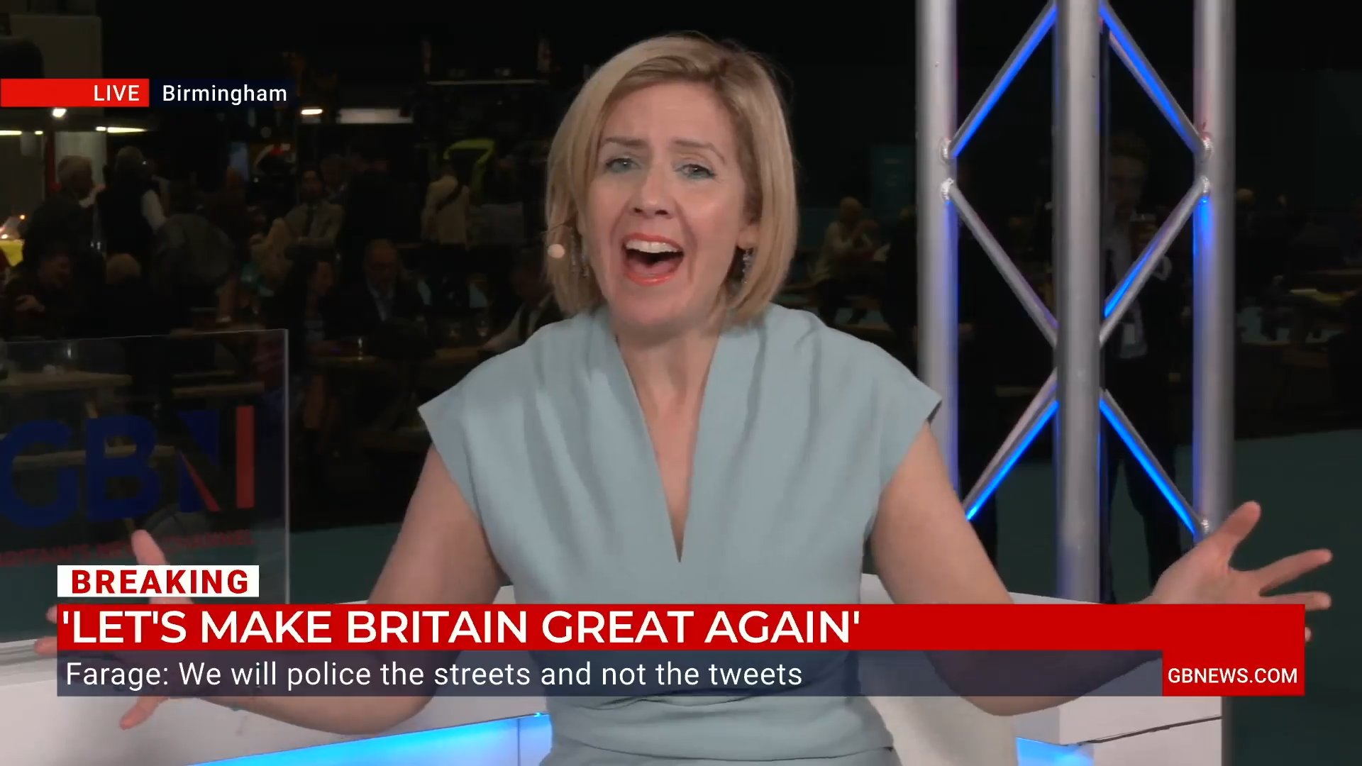 WATCH: Dame Andrea Jenkyns sings her song 'Insomniac' for GB News viewers