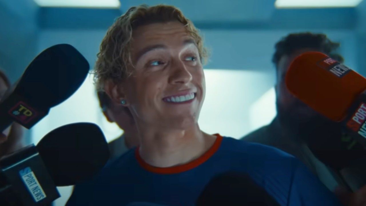 Tom Holland Rocked Blonde Hair While Being A Footballer In His Lego Ad