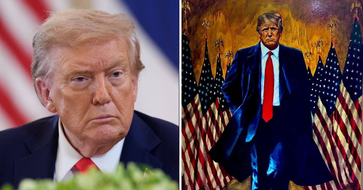 New Trump portraits take over the White House