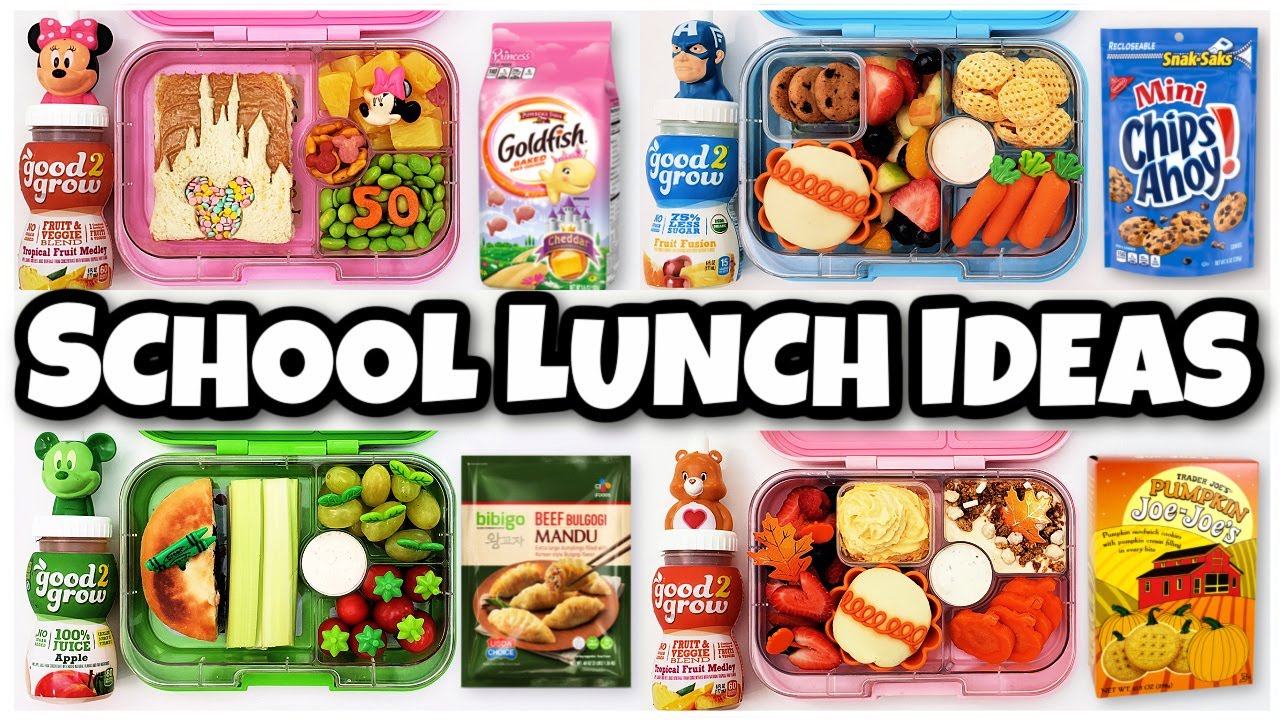 Let's make fun school lunches! Easy hot lunch ideas + more!