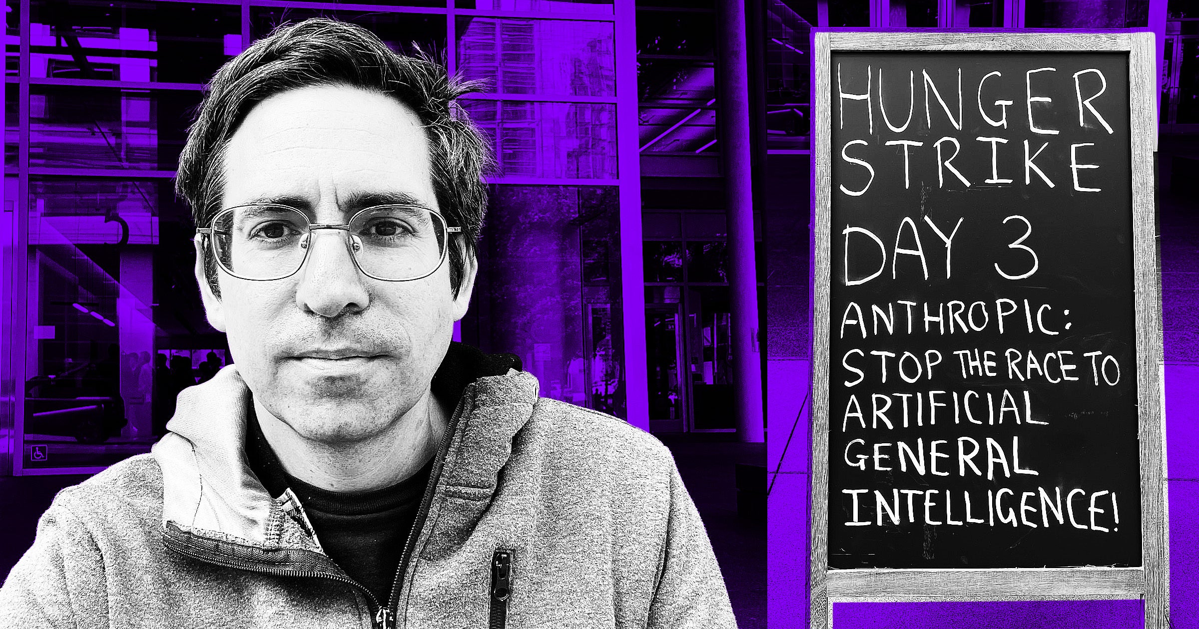 Anti-AI Activist on Day Three of Hunger Strike Outside Anthropic's ...