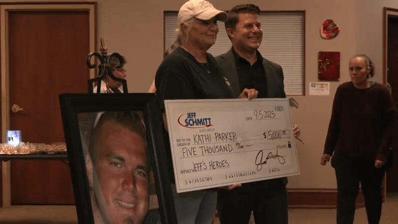 Kathi Parker receives $5K, named 3rd finalist of Jeff’s Heroes