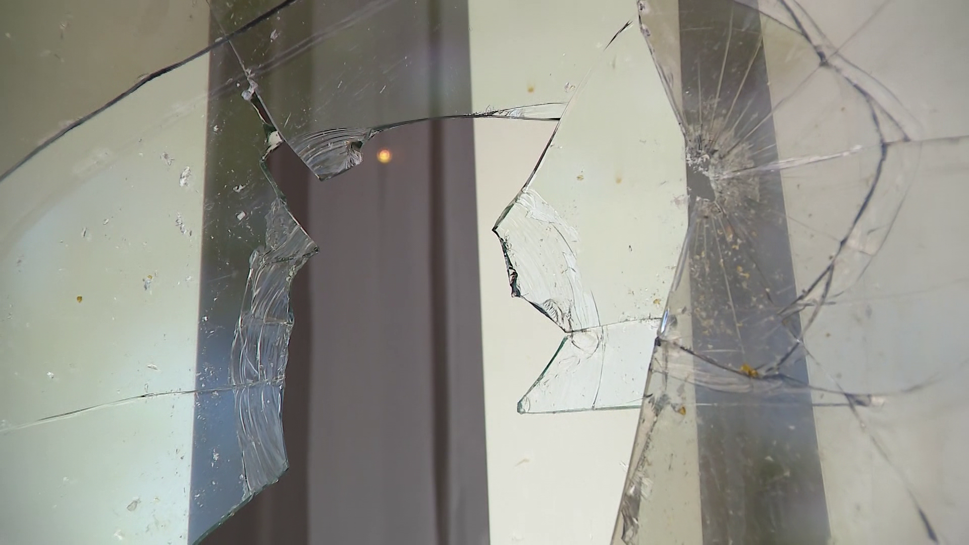 Mass. shopping complex vandalized; Store owner sleeps in shop for security