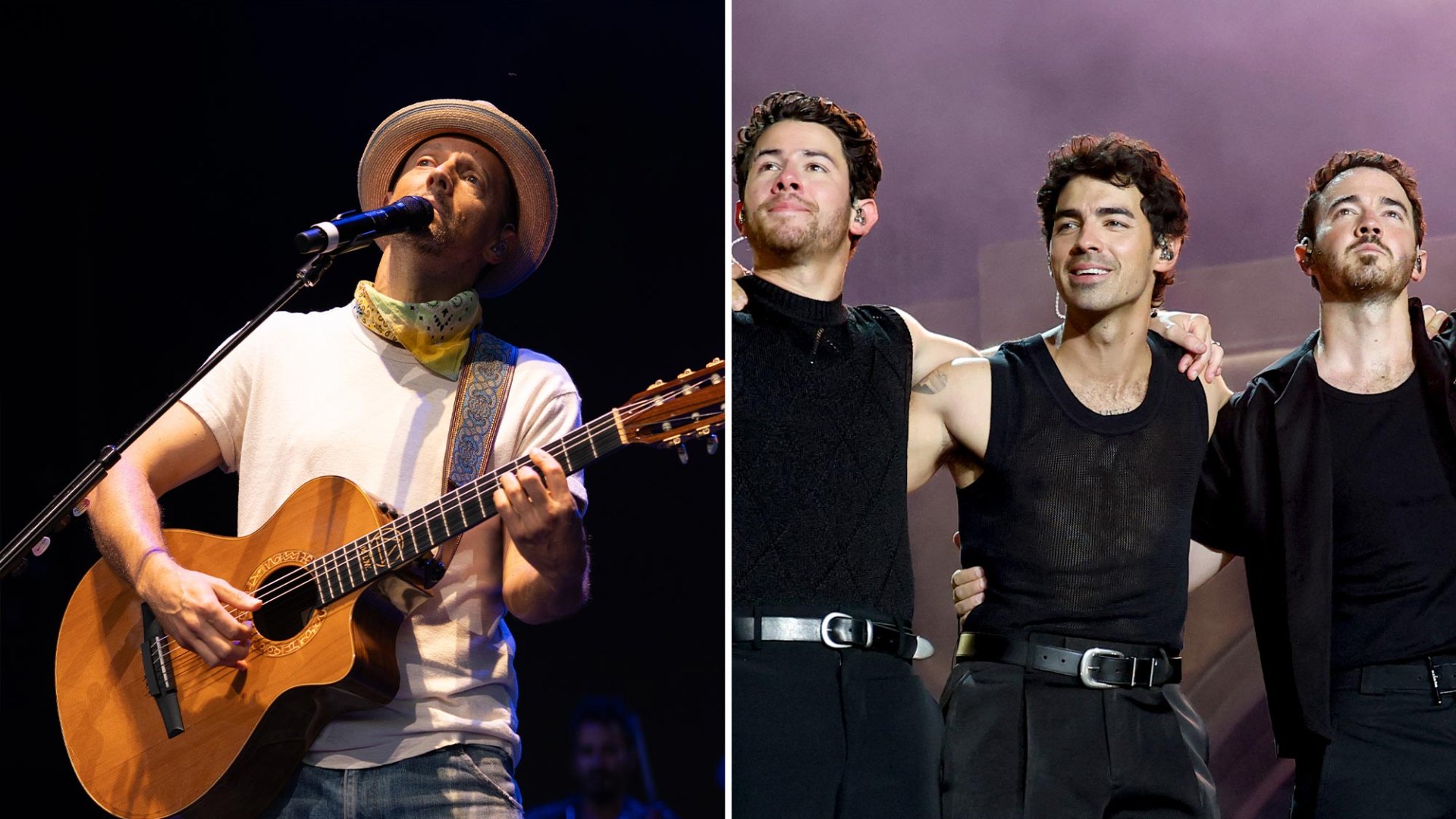 Jason Mraz Joins Jonas Brothers on Stage for 'I'm Yours' in San Diego