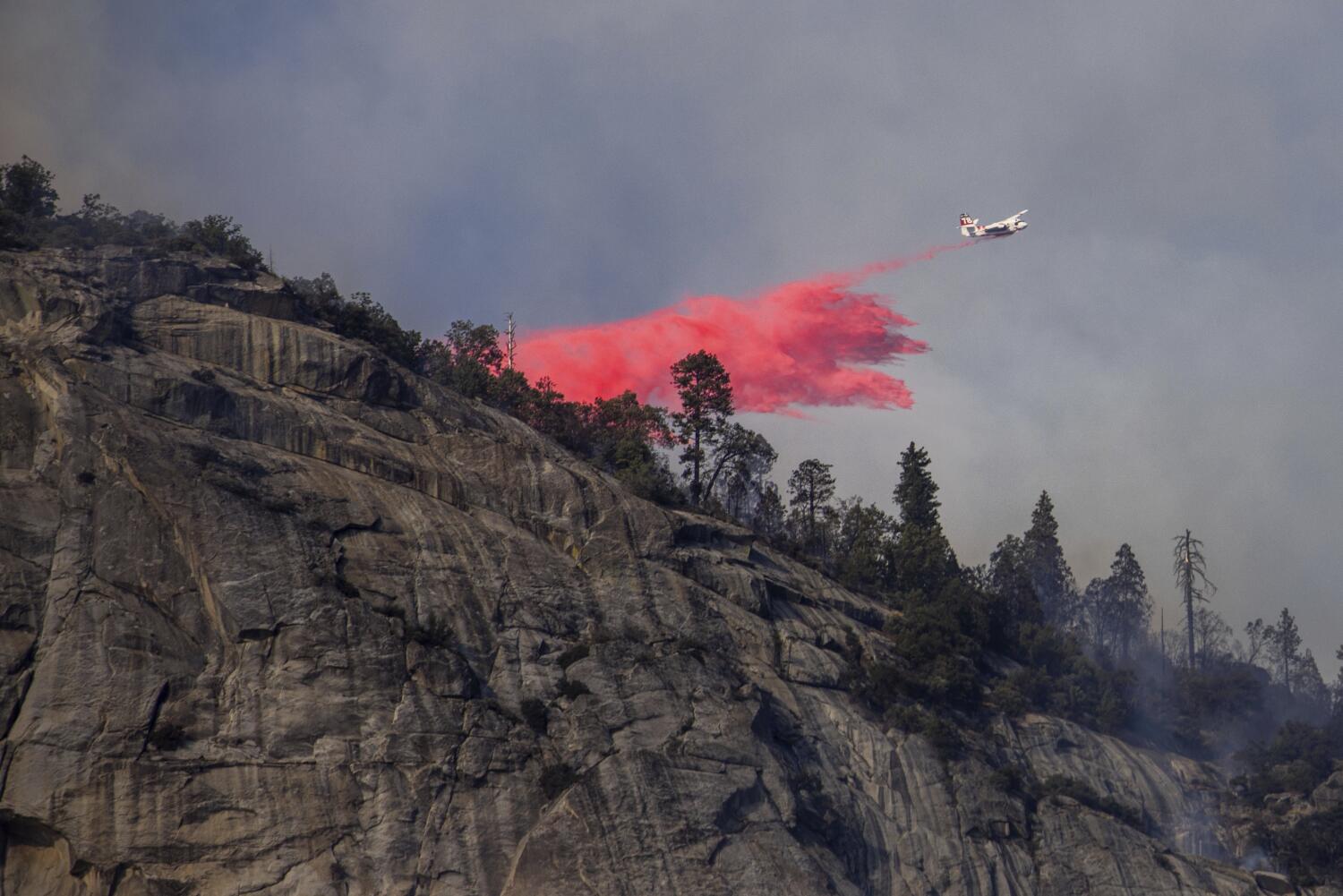 Garnet fire threatens vulnerable grove of giant sequoias