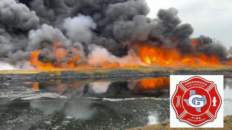 CAUGHT ON VIDEO: Massive oil sludge pit fire spotted south of Midland ...