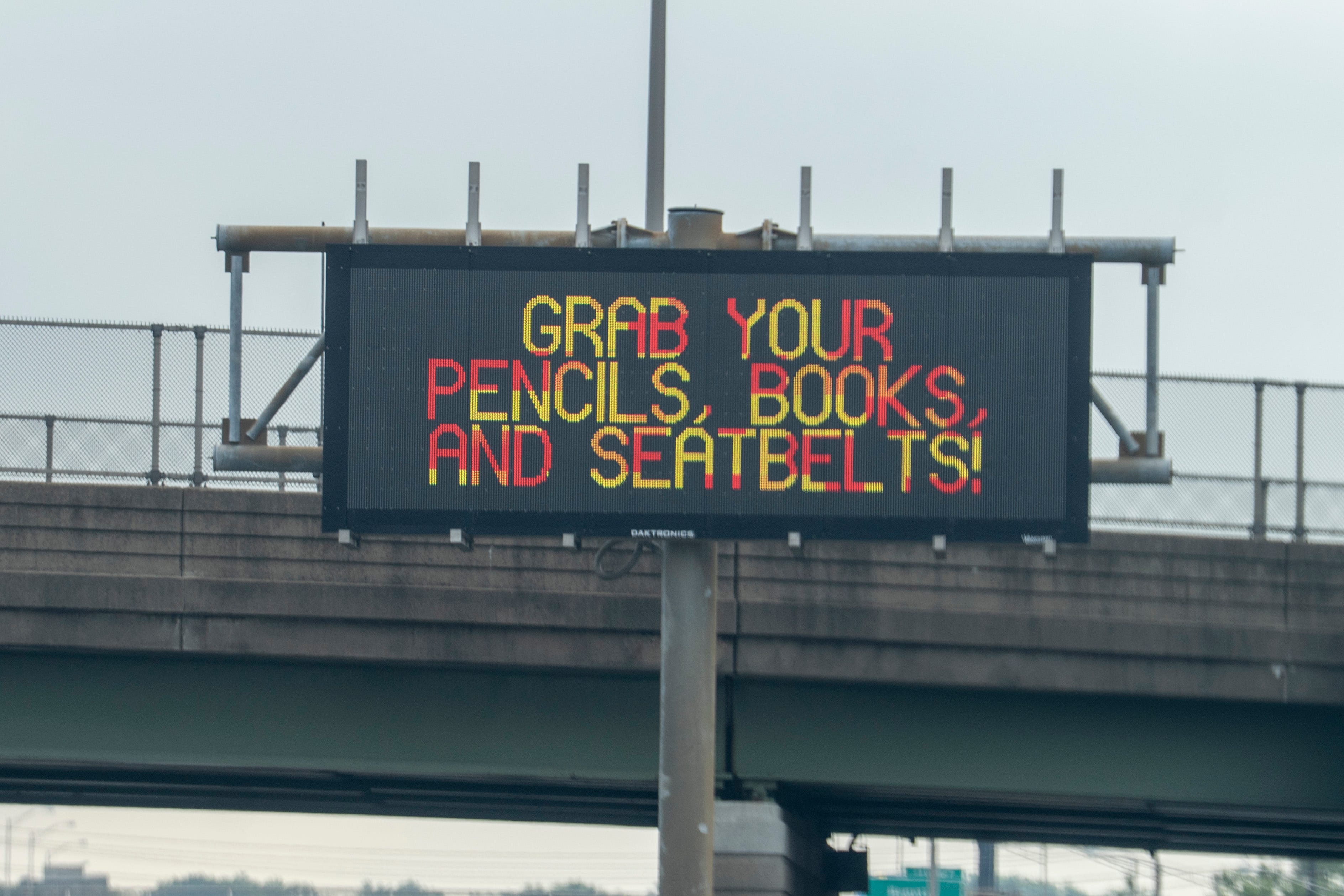 NJ unveils new set of highway signs promoting road safety. Which is ...