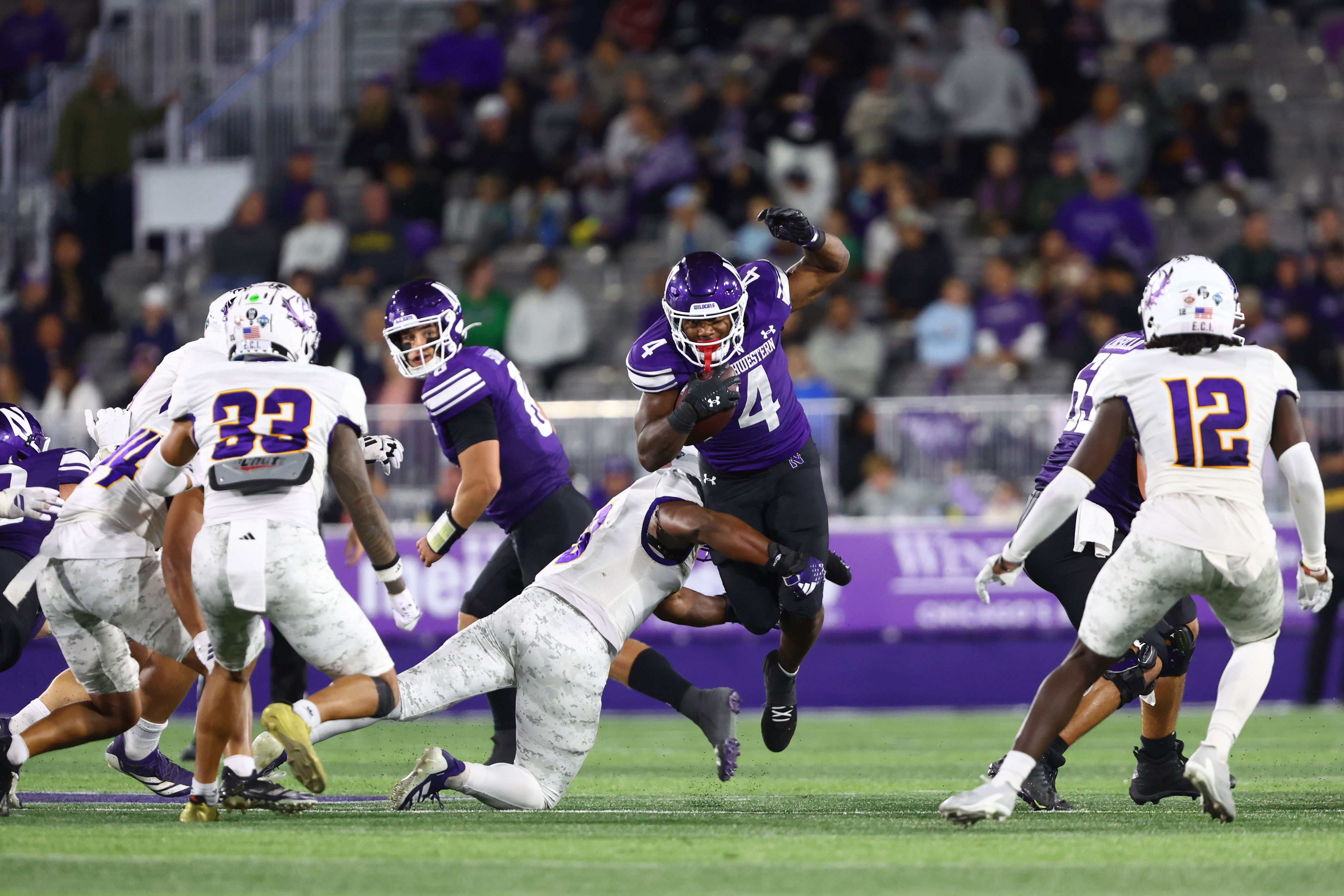 Rapid Reaction: Northwestern football takes care of business with 42-7 ...