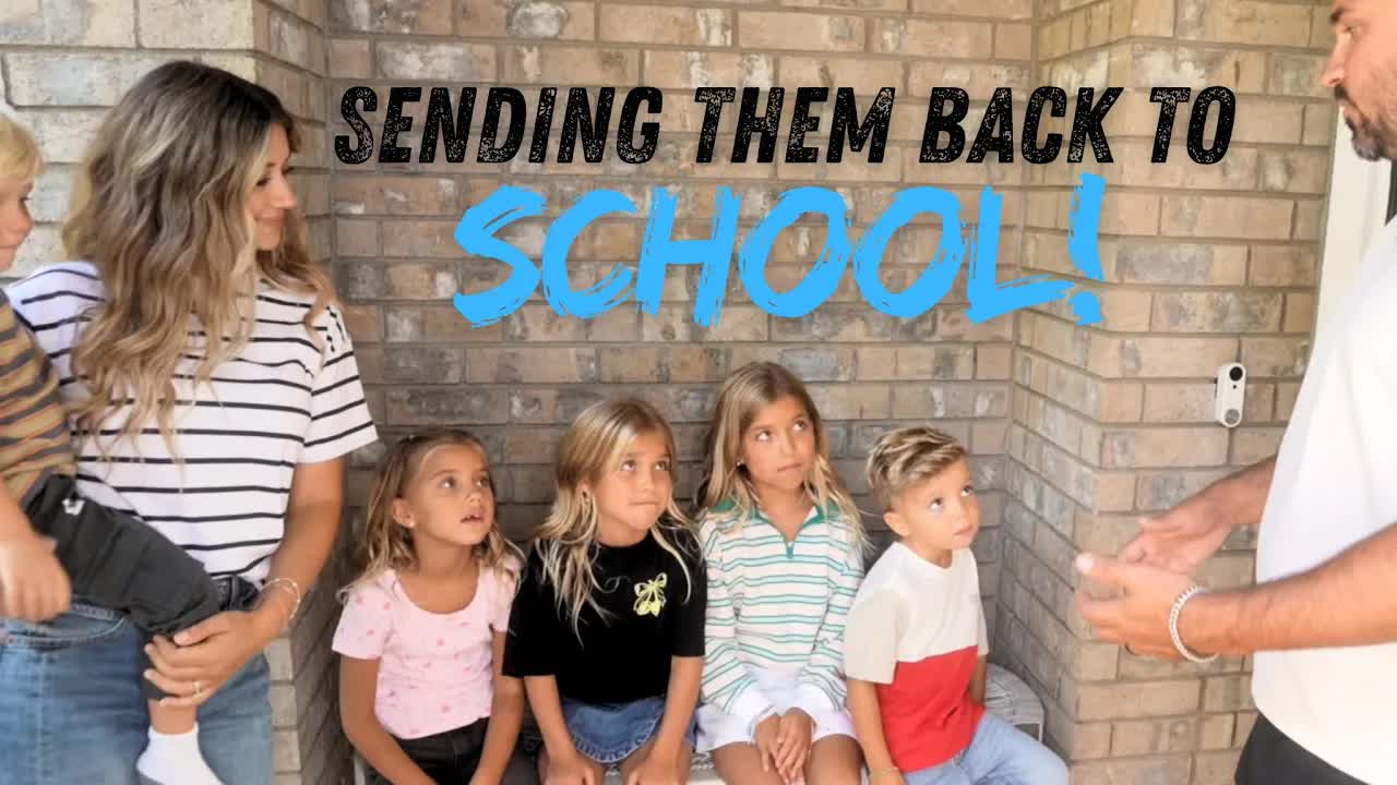 Back to school they go!