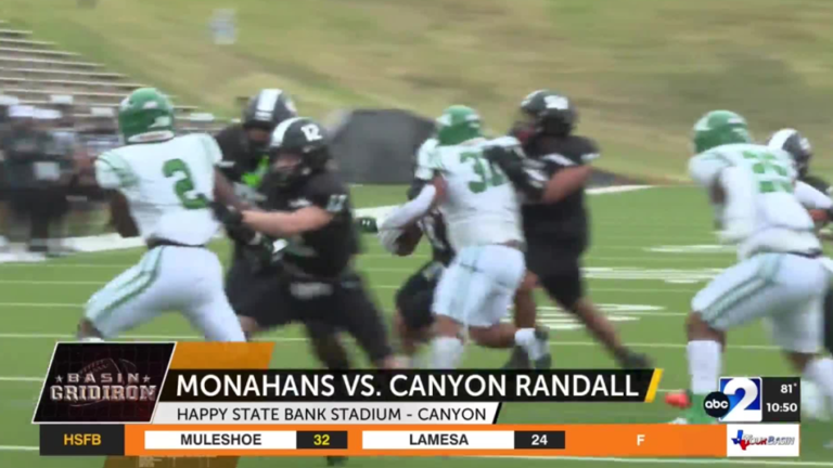 HIGHLIGHTS: Monahans vs. Canyon Randall