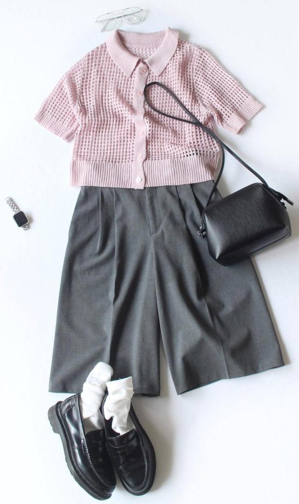 今から秋までOKの、GU膝丈パンツ2990円がおススメ！40代も似合うコーデのコツ