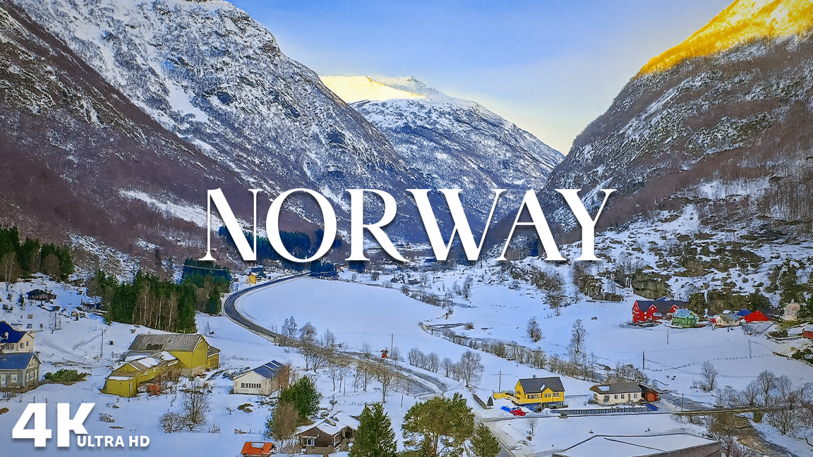 Norwegens Winter ganz still – Beeindruckende 4K-Landschaften