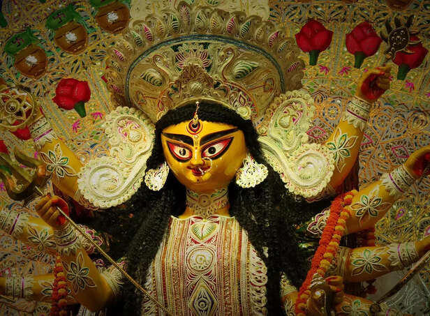 Goddess Durga on Tiger The Ultimate Symbol of Power and Protection.