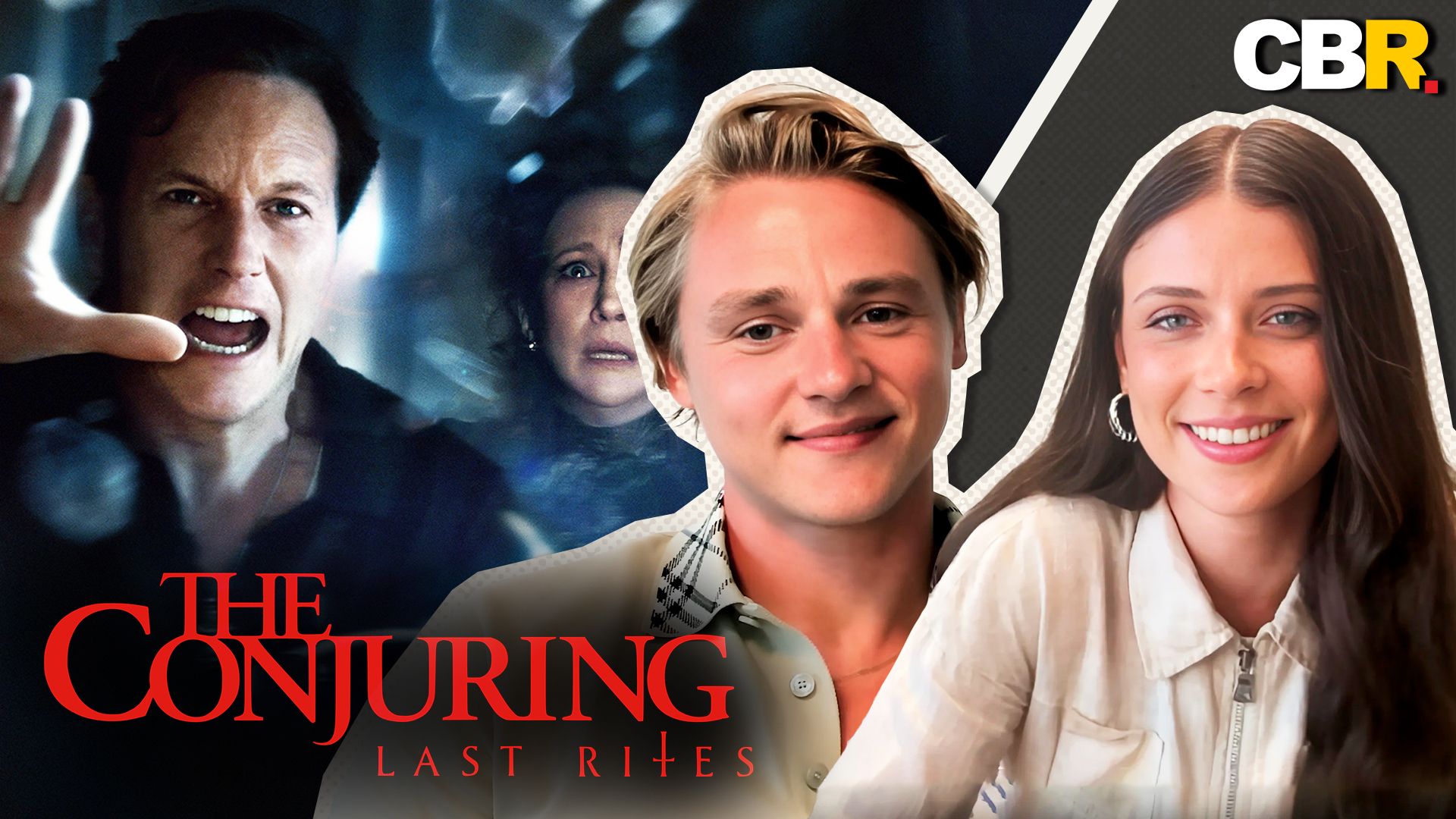 The Conjuring: Last Rites' Ben Hardy & Mia Tomlinson Want to Be Haunted ...