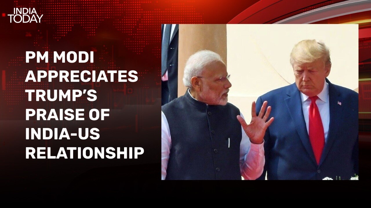 Appreciate his sentiments: PM Modi on Trump's India-US relationship praise