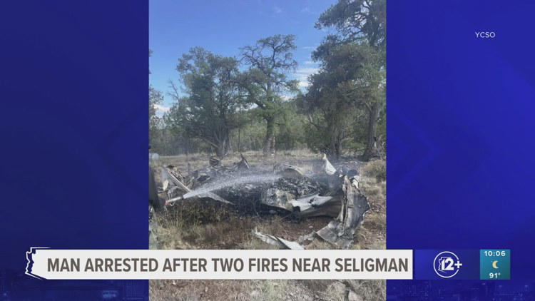 Suspected arsonist in Arizona arrested after 2 trailers found burned