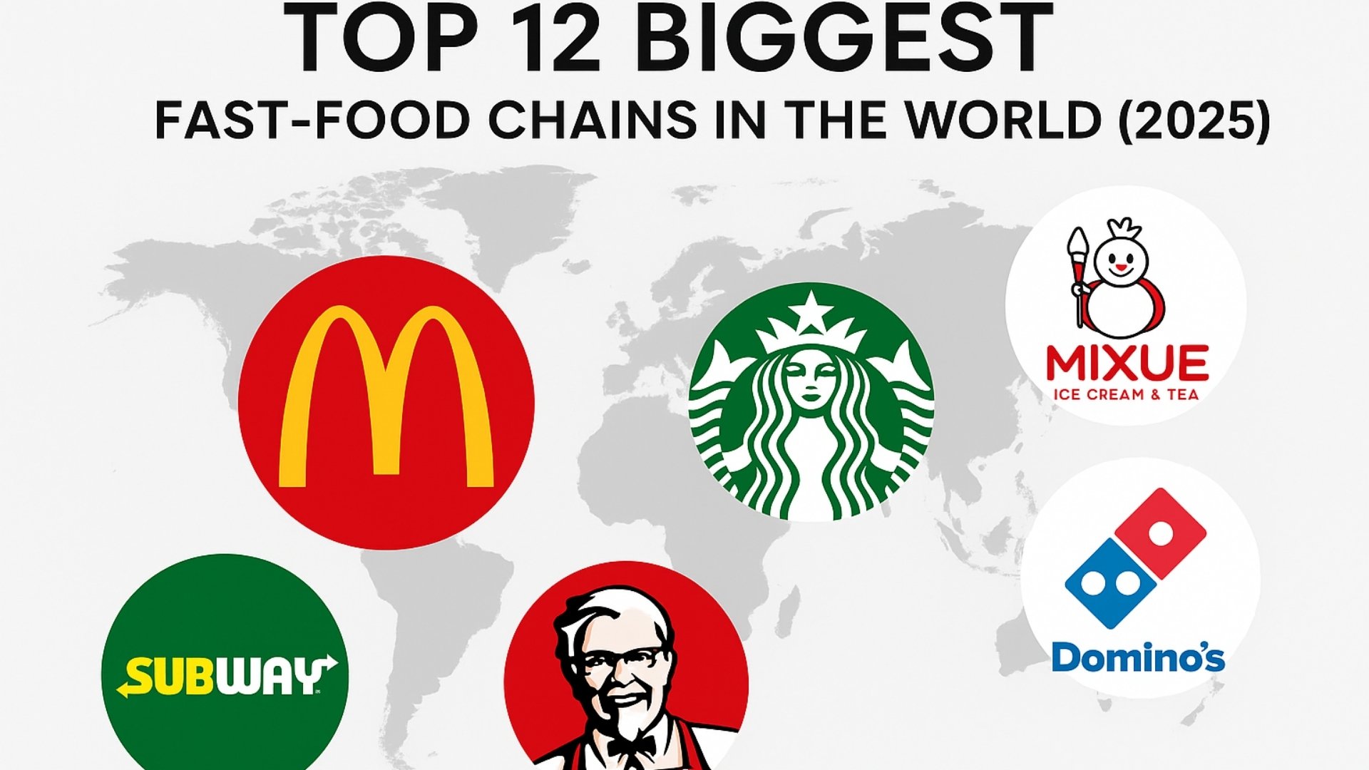12 Biggest Fast-Food Chains in 2025: Mixue Overtakes McDonald’s
