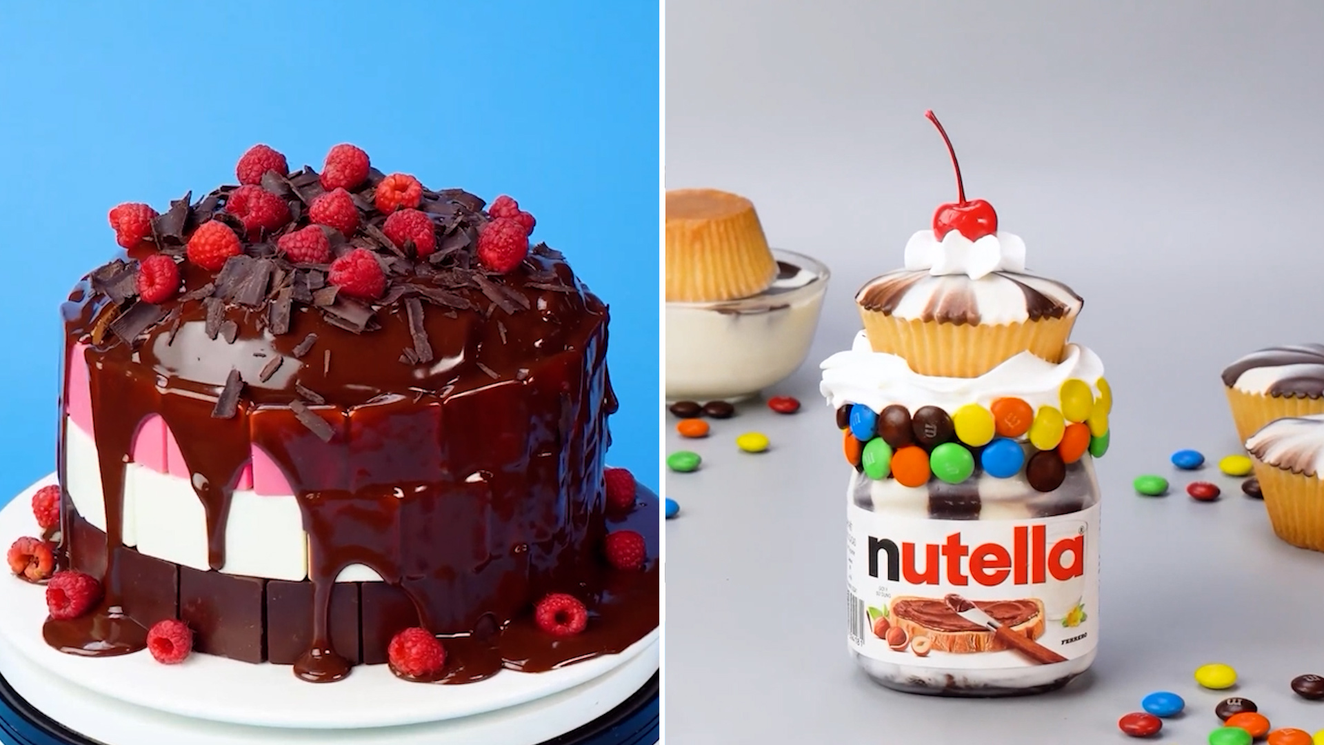 Chocolate Raspberry Cake and Cupcake Jar Treat