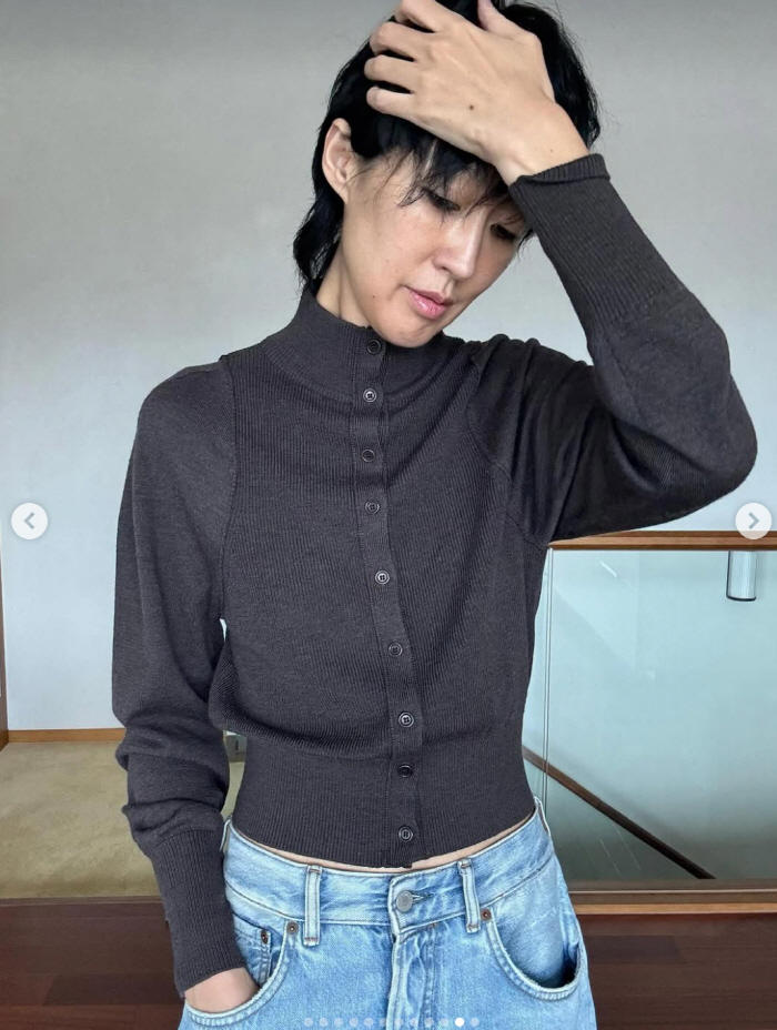 180cm, 51kg Hong Jin-kyung, did you lose more weight..The overwhelming supermodel force