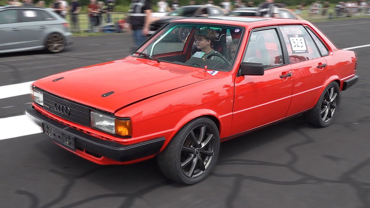 700HP Audi 80 Quattro – Brutal 5-Cylinder Turbo Sounds
