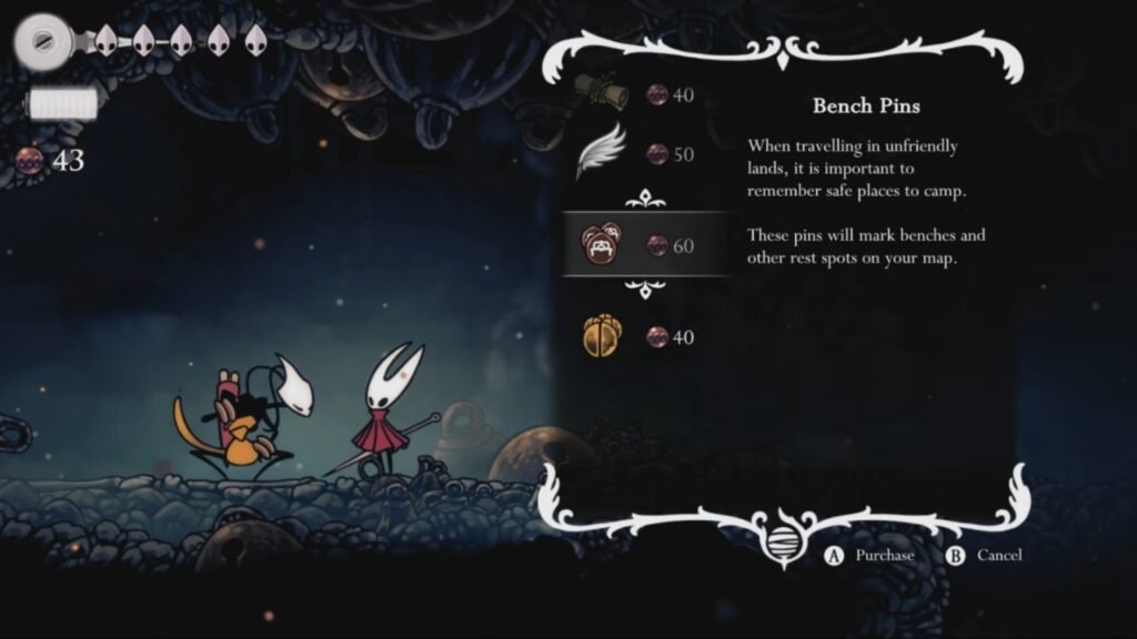 All Shakra wares and locations in Hollow Knight Silksong
