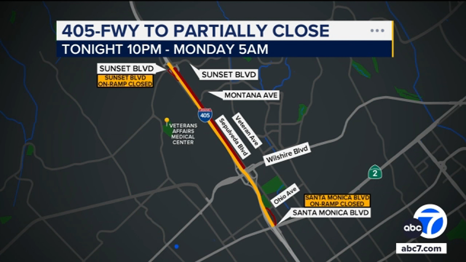 Repaving project partially closes 405 Freeway this weekend. Here's what ...