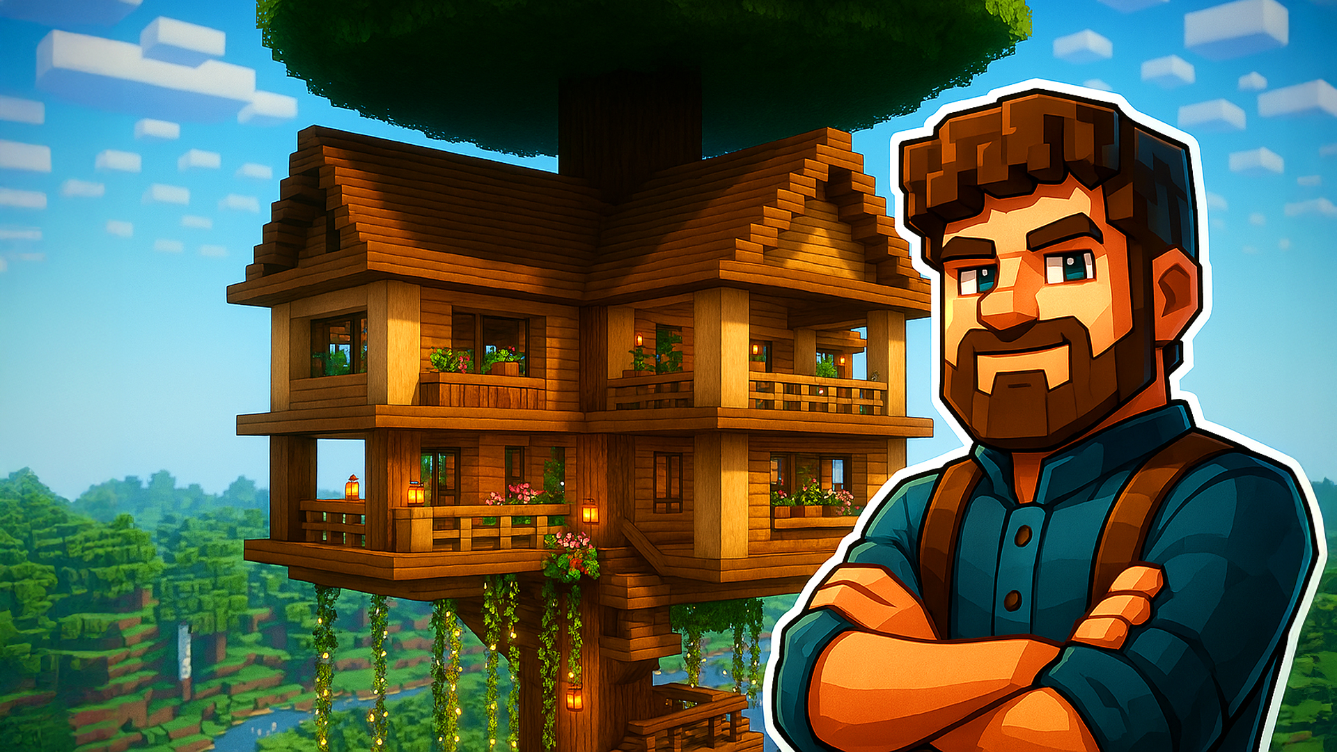 Minecraft Treehouse – Creative Build Tutorial Step by Step