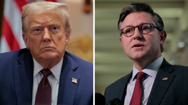 Mike Johnson Ridiculed for Claiming Trump Was an FBI Informant Against ...