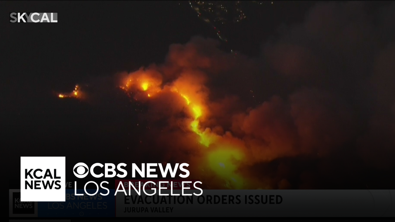 Evacuation orders issued as Pyrite Fire burns in Riverside County