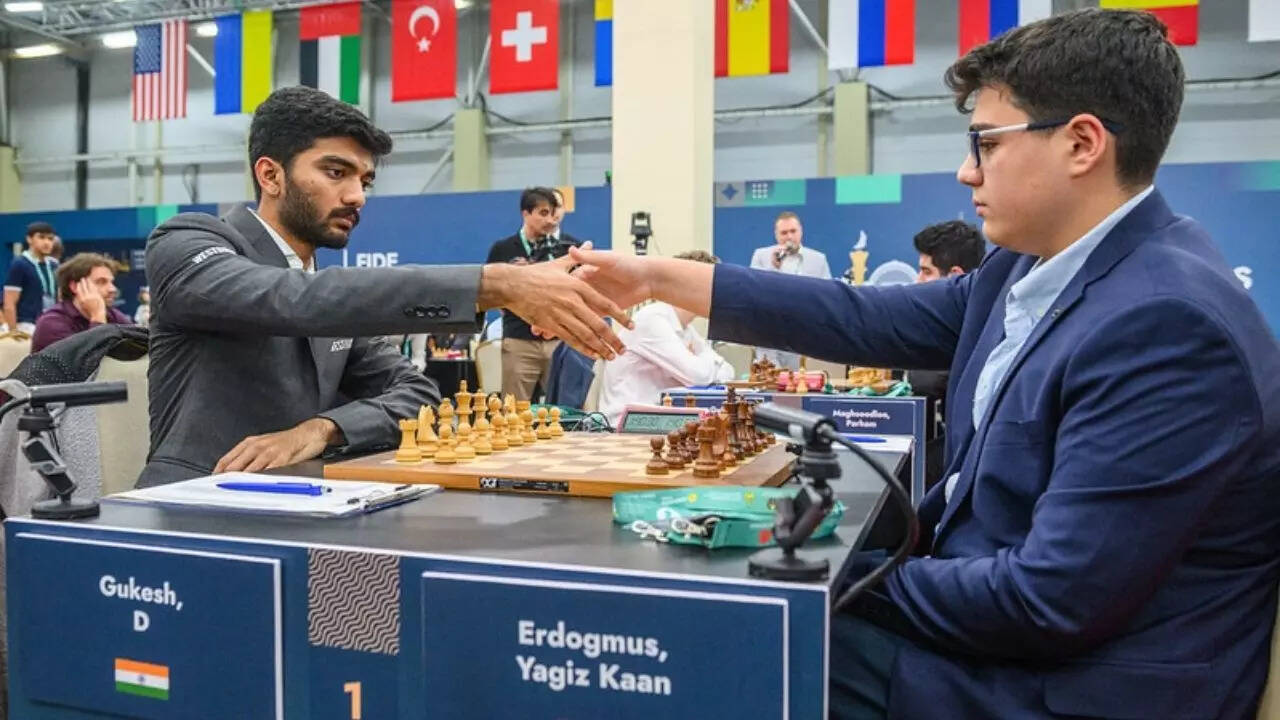 FIDE Grand Swiss: World chess champion D Gukesh denied win by 14-year-old prodigy; R Vaishali ...