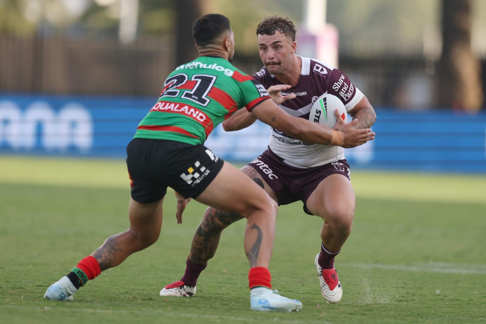 Manly centre set for scans after nasty knee injury