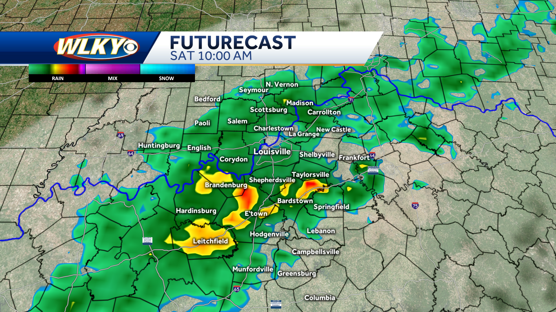 Forecast: Showers expected Saturday morning...