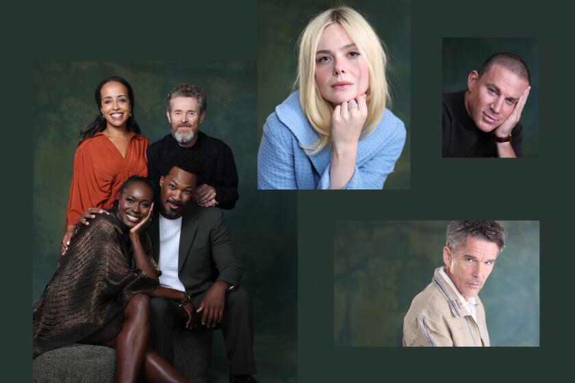 Elle Fanning, Ethan Hawke and Channing Tatum visit L.A. Times Studio at ...