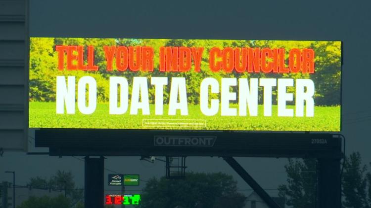 'This is going to affect you' | Group opposing Franklin Township data center post billboards ...