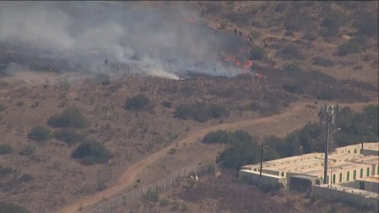 Lodge Fire | Fire crews battled fire in Spring Valley