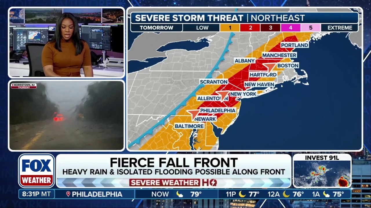 Saturday weather forecast for the Northeast and mid-Atlantic