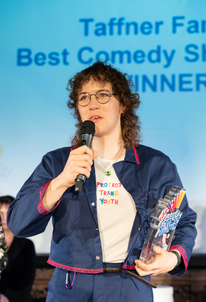 Sam Nicoresti becomes first trans comedian to win best comedy show at ...