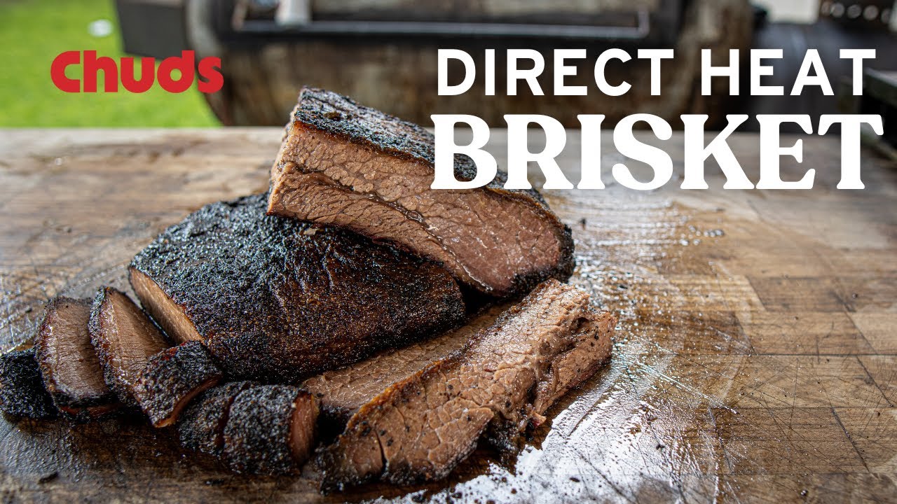 Direct heat brisket! | Chuds BBQ