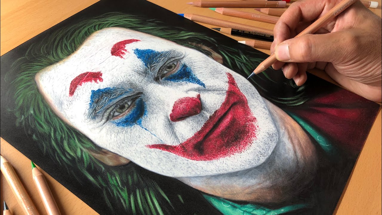 This joker drawing looks almost too real