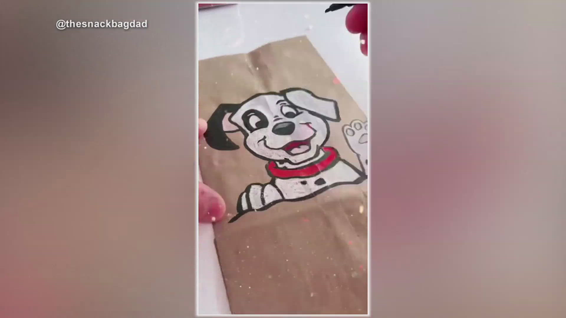 New York dad creates memorable art for his children's meals