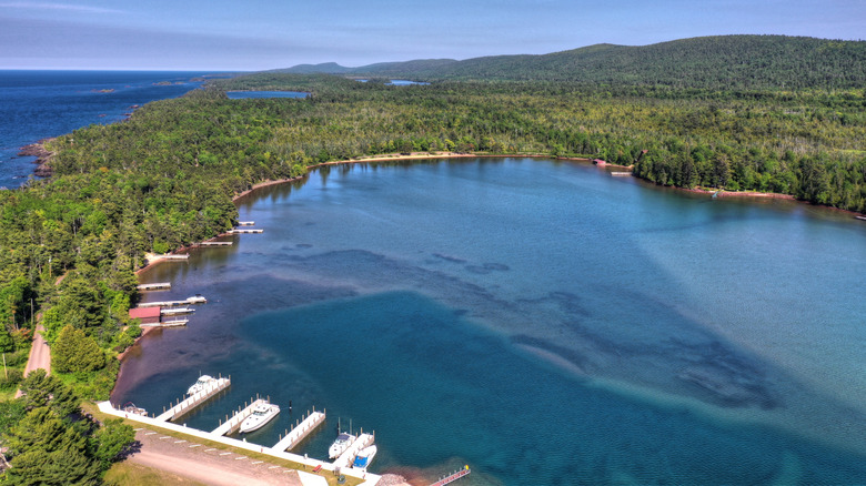 Michigan's Quaint Peninsula Cottage Community On Lake Superior's Shore ...
