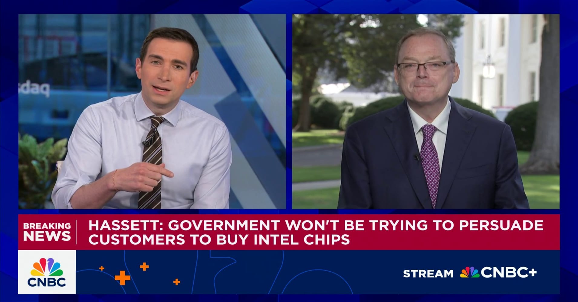 NEC Director Kevin Hassett on Intel deal: It's possible government will ...