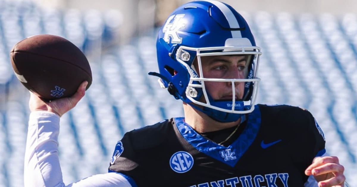 Zach Calzada Expected to be Kentucky’s Week 1 Starting Quarterback