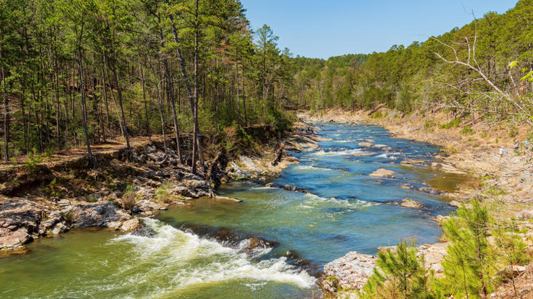 Situated Near The Oklahoma-Arkansas Border Is A State Park With ...
